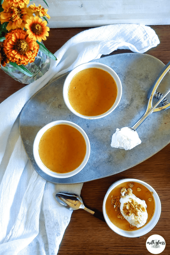 Easy Pumpkin Pie Pudding Cups with Whipped Cream
