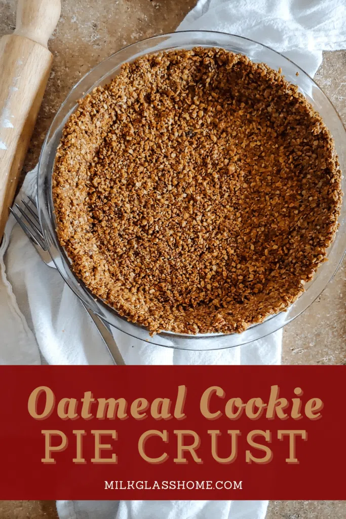 Cookie-Inspired Oatmeal Pie Crust