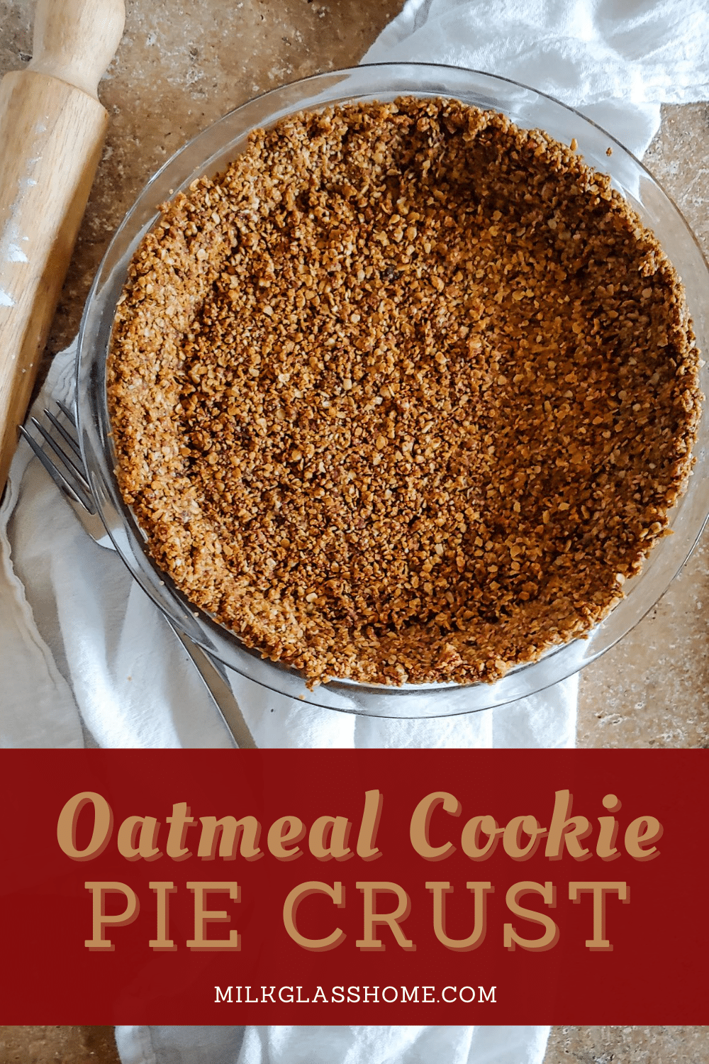 Cookie-Inspired Oatmeal Pie Crust