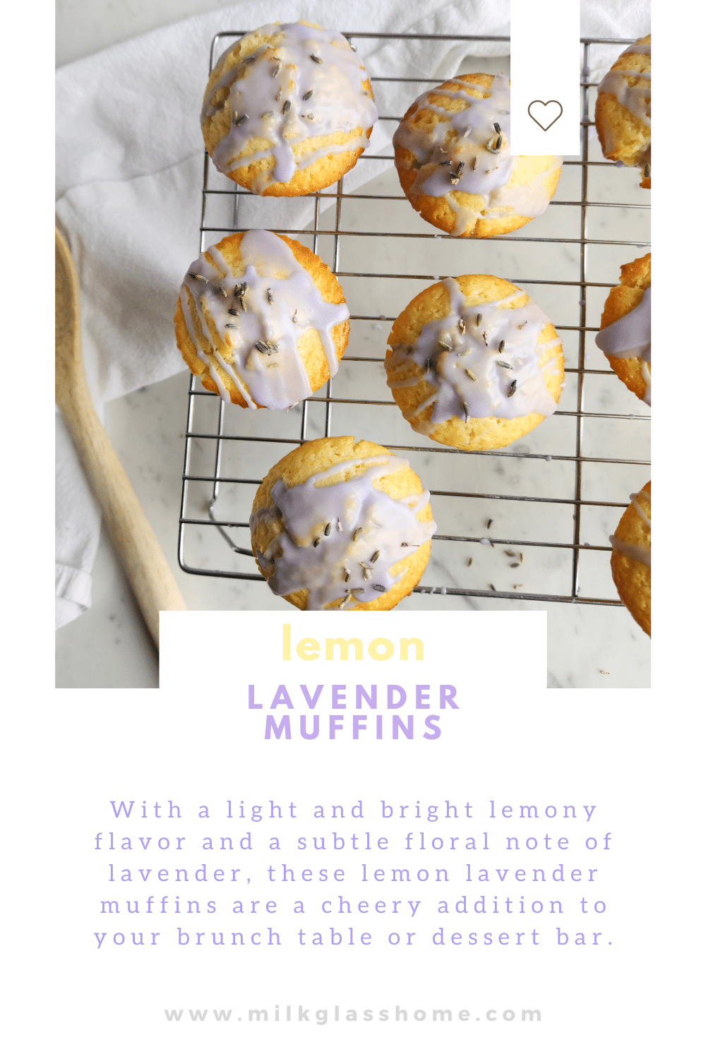 The Best Lemon Lavender Muffins Recipe (So Soft & Tender!)