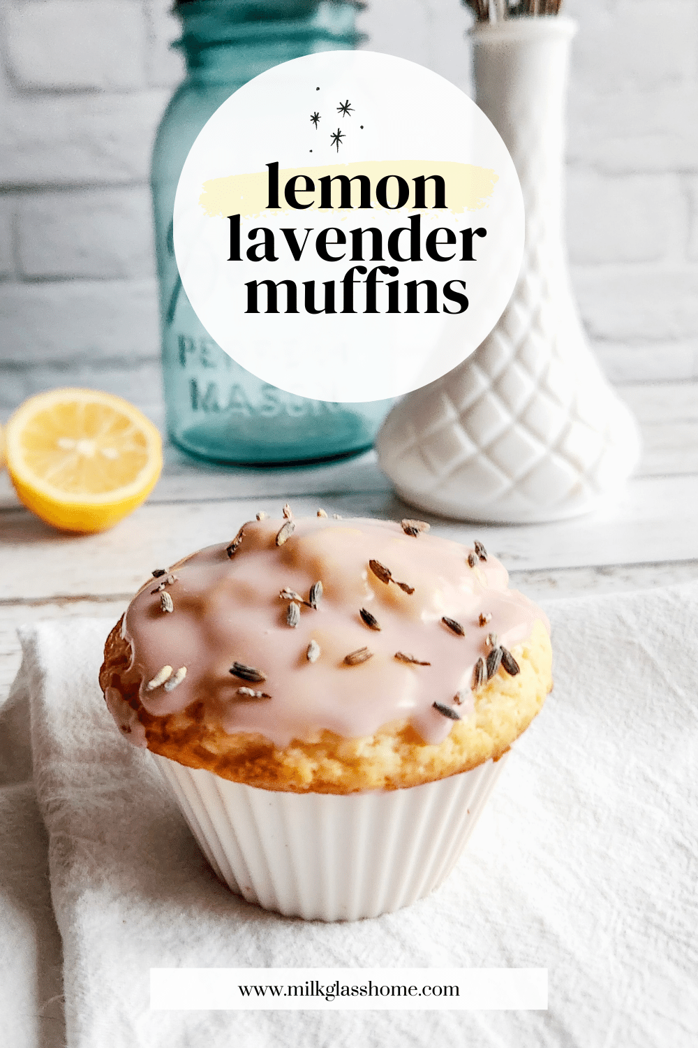The Best Lemon Lavender Muffins Recipe (So Soft & Tender!)