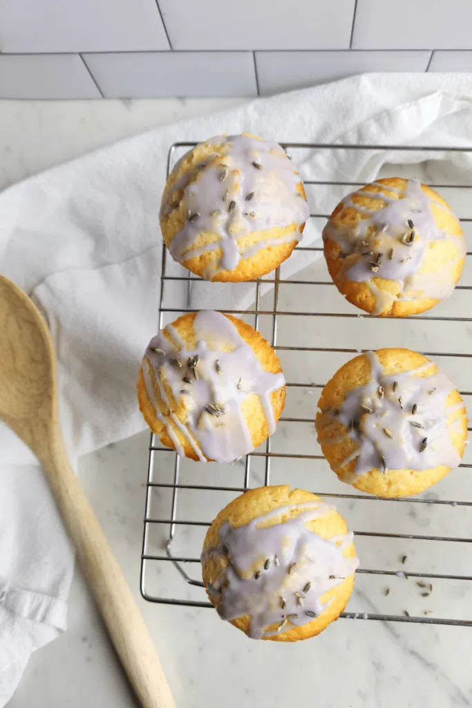 The Best Lemon Lavender Muffins Recipe (So Soft & Tender!)