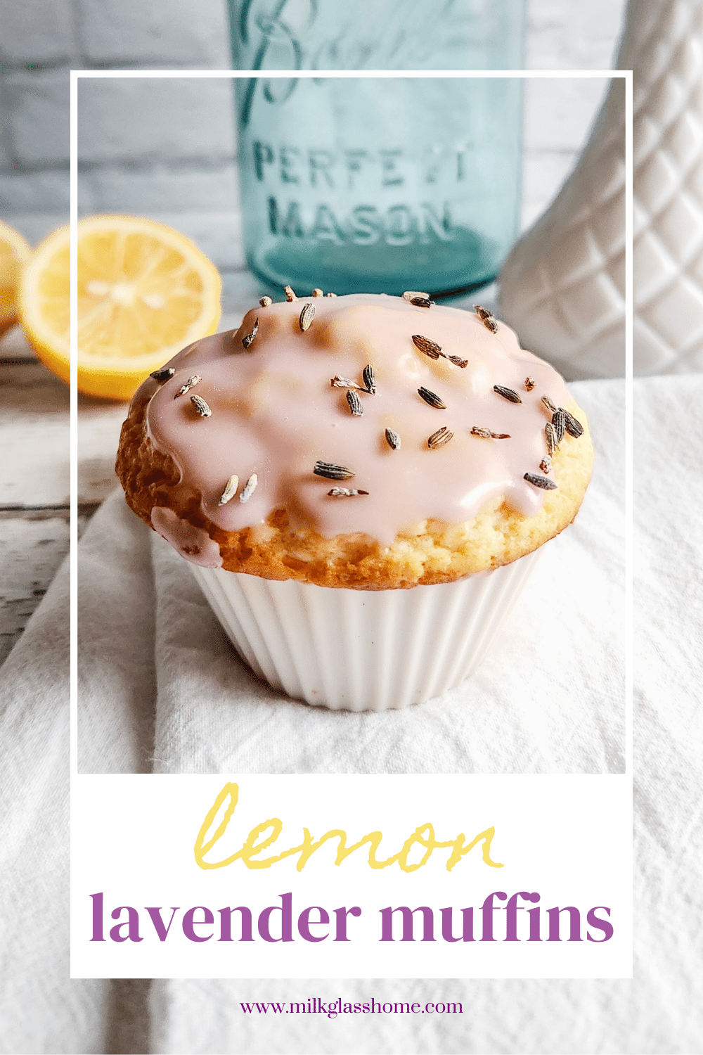 The Best Lemon Lavender Muffins Recipe (So Soft & Tender!)