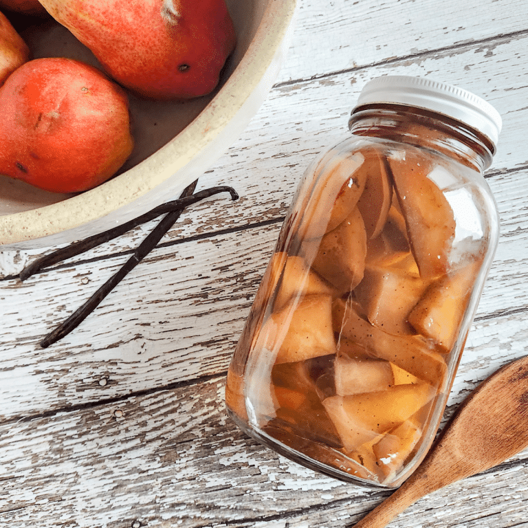 Homemade Vanilla Pear Liqueur Recipe