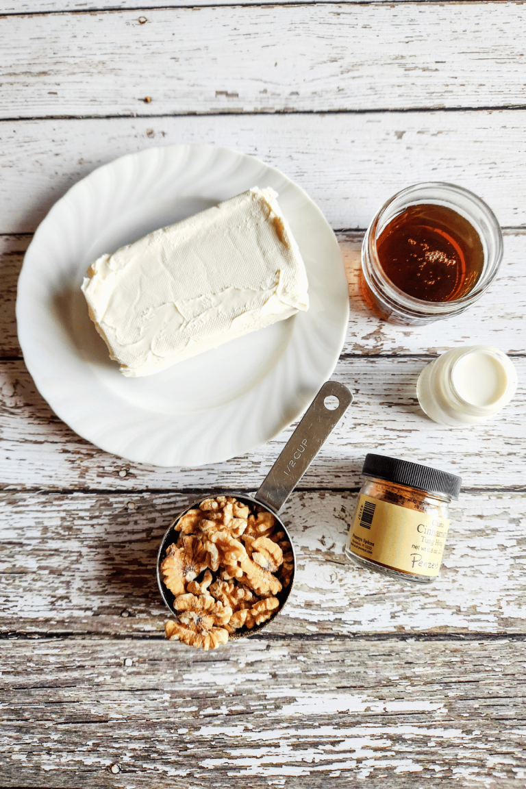 Whipped Maple Cream Cheese Spread with Walnuts