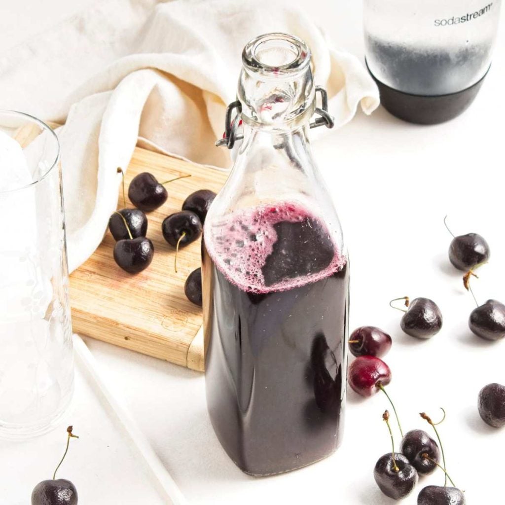 Easy Black Cherry Syrup Recipe for Sodas & Cocktails