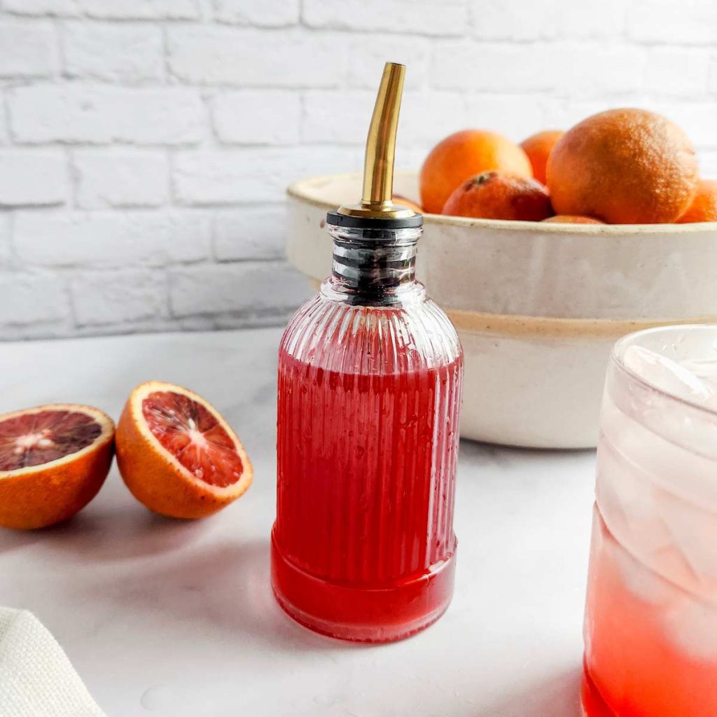 Homemade Blood Orange Syrup (Blood Orange Simple Syrup)