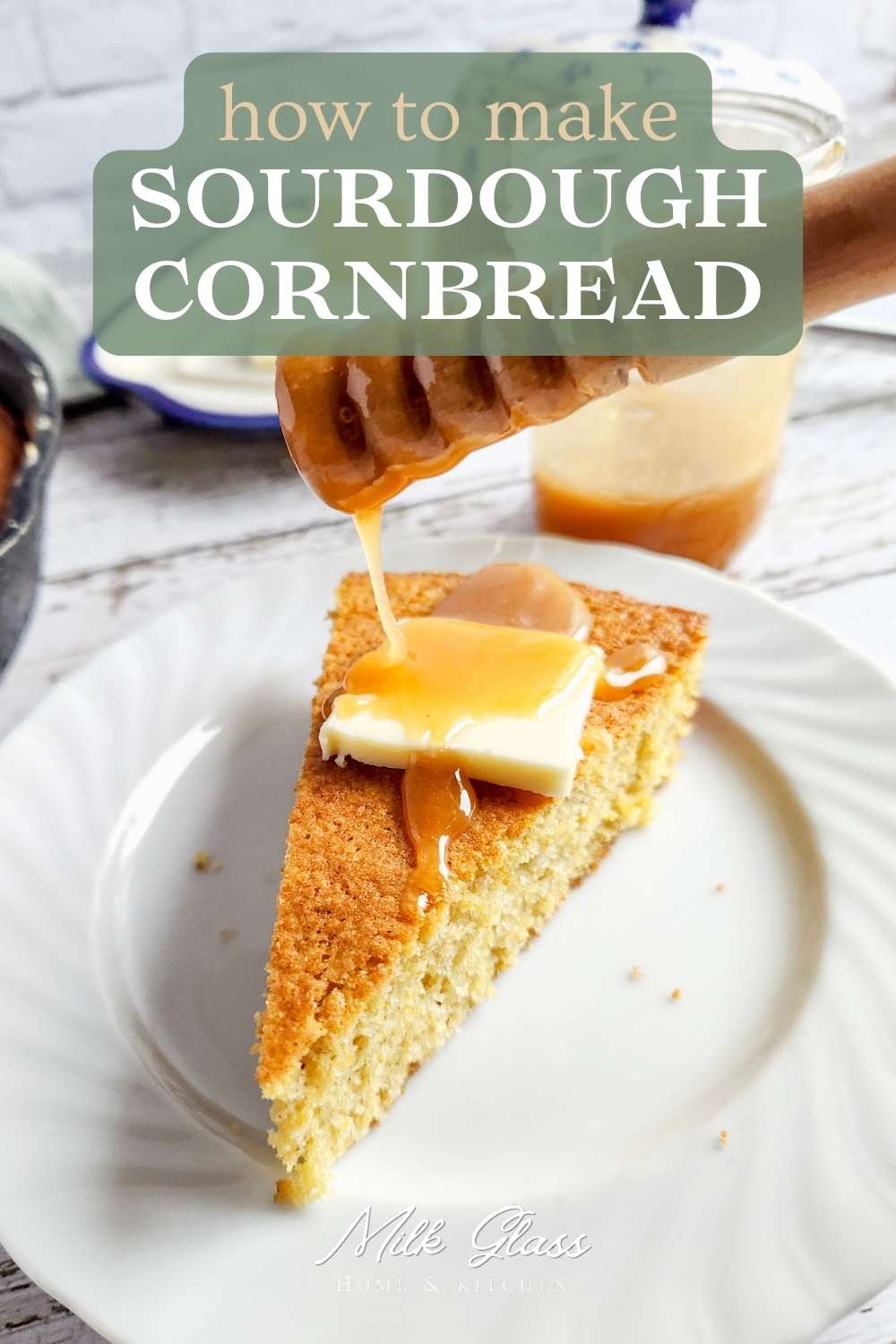 Soft & Fluffy Sourdough Discard Cornbread Recipe