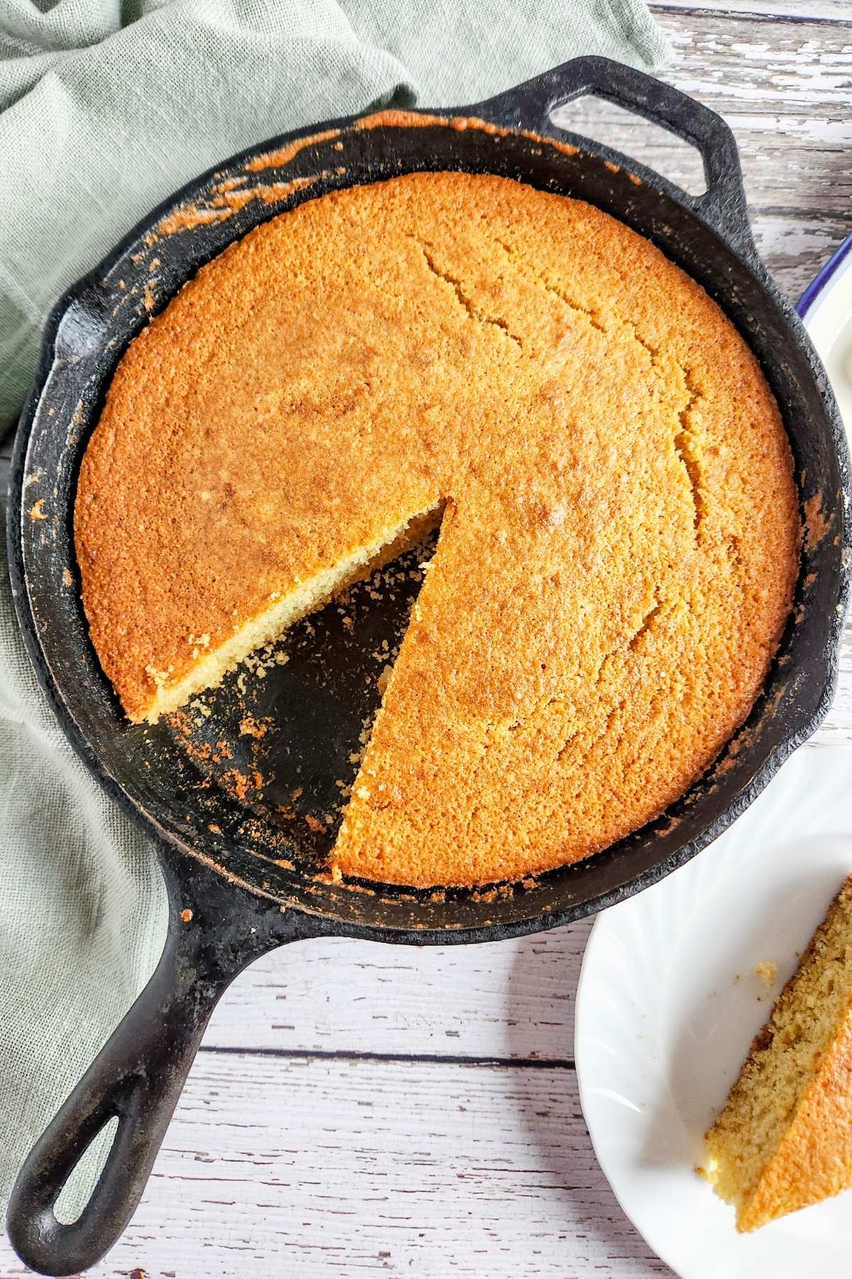 Soft & Fluffy Sourdough Discard Cornbread Recipe