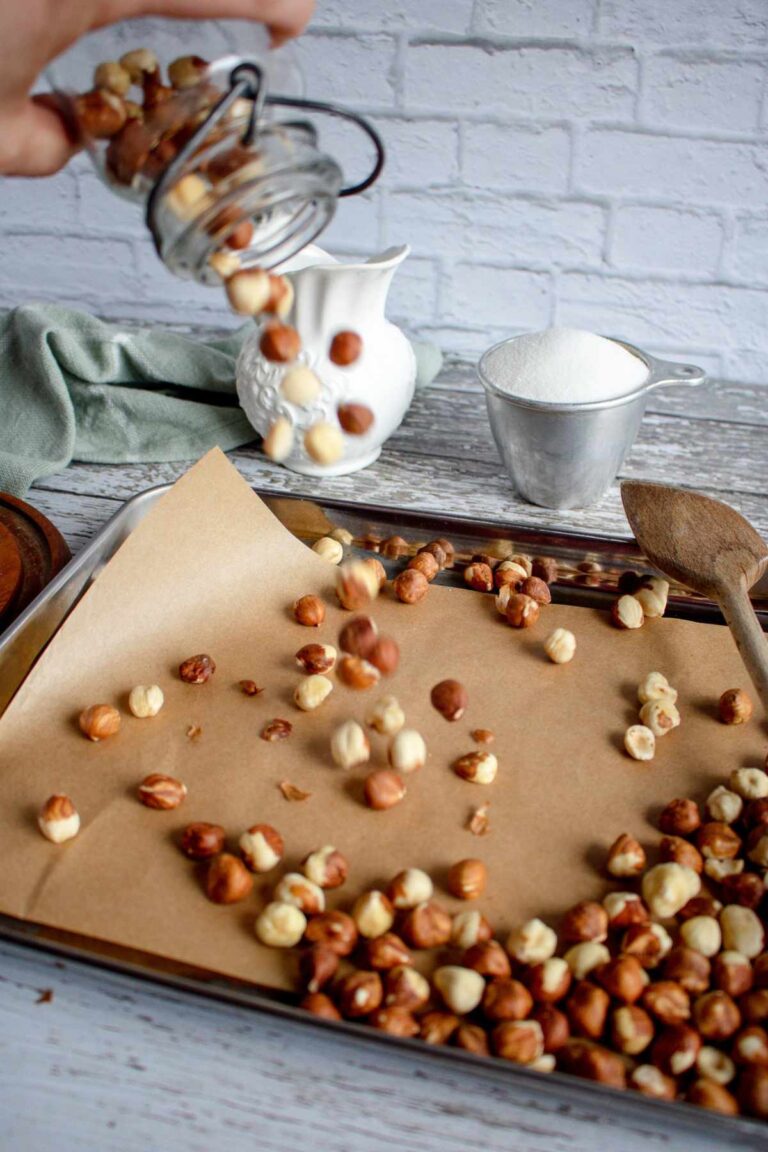 Homemade Hazelnut Simple Syrup