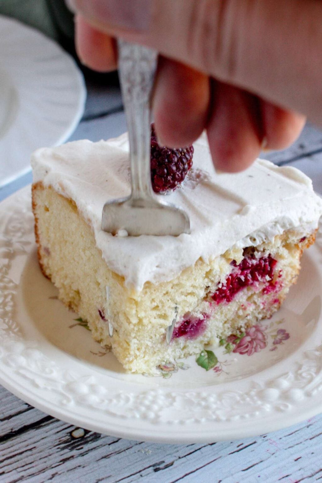 Fresh Tayberry Cake Recipe {Moist & Buttery!}
