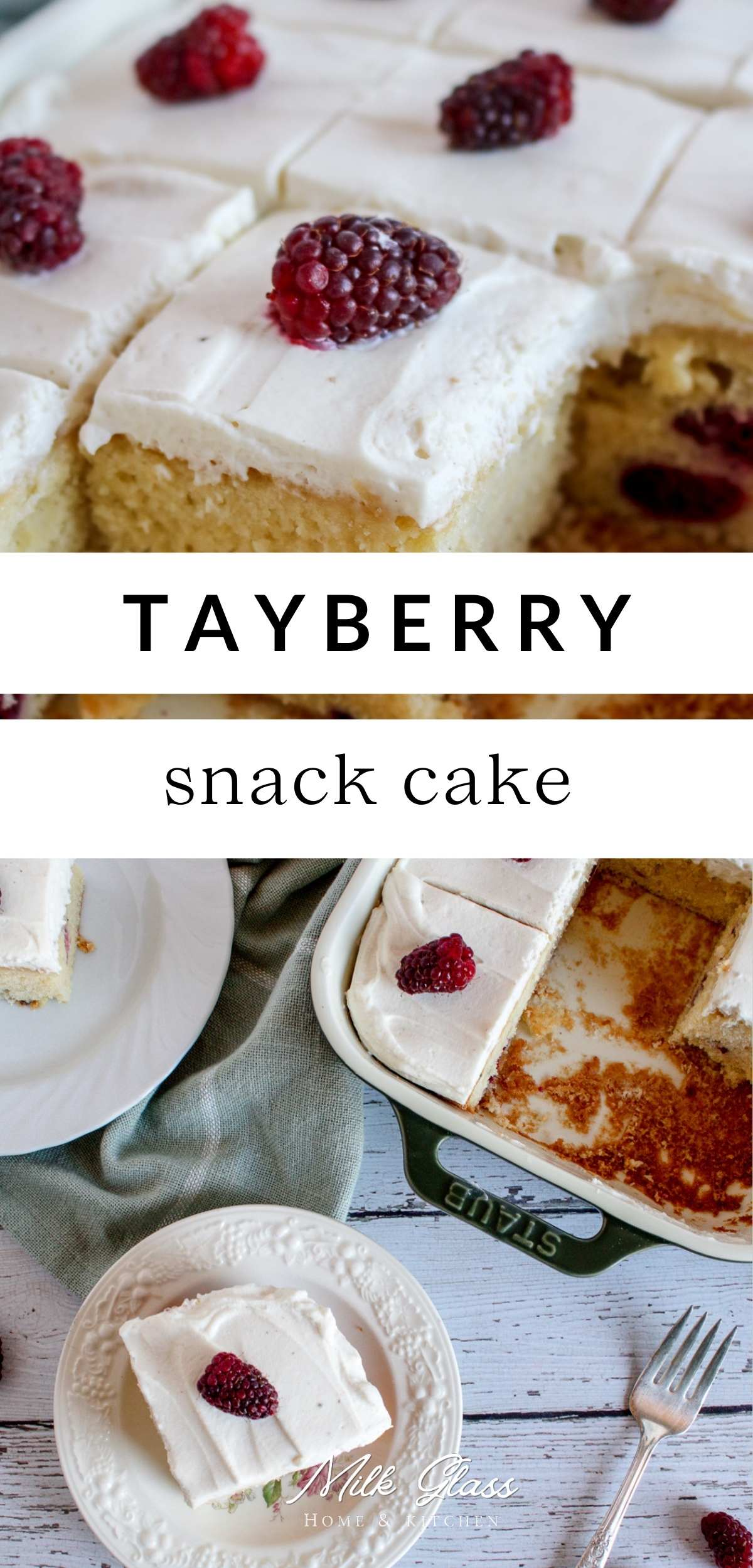 Fresh Tayberry Cake Recipe {Moist & Buttery!}