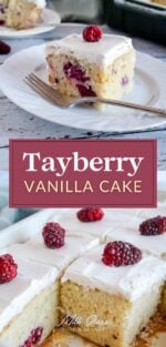 Fresh Tayberry Cake Recipe {Moist & Buttery!}