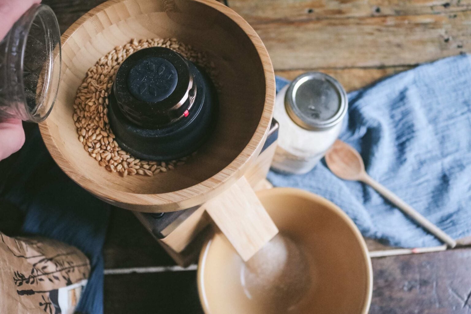 A Beginner's Guide to Milling Flour at Home {Free Chart!}