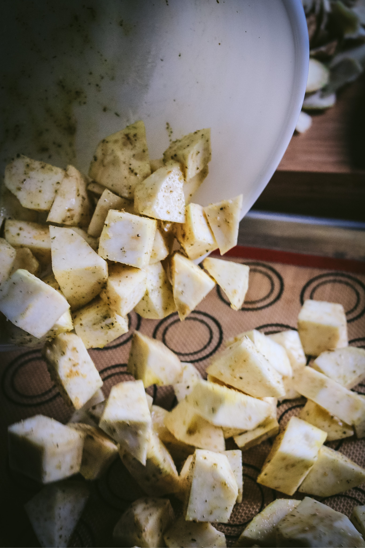 Easy Oven Roasted Celeriac Recipe {Celery Root}