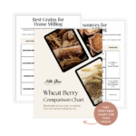 A Beginner's Guide to Milling Flour at Home {Free Chart!}