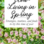 Embracing Slow Living in Spring