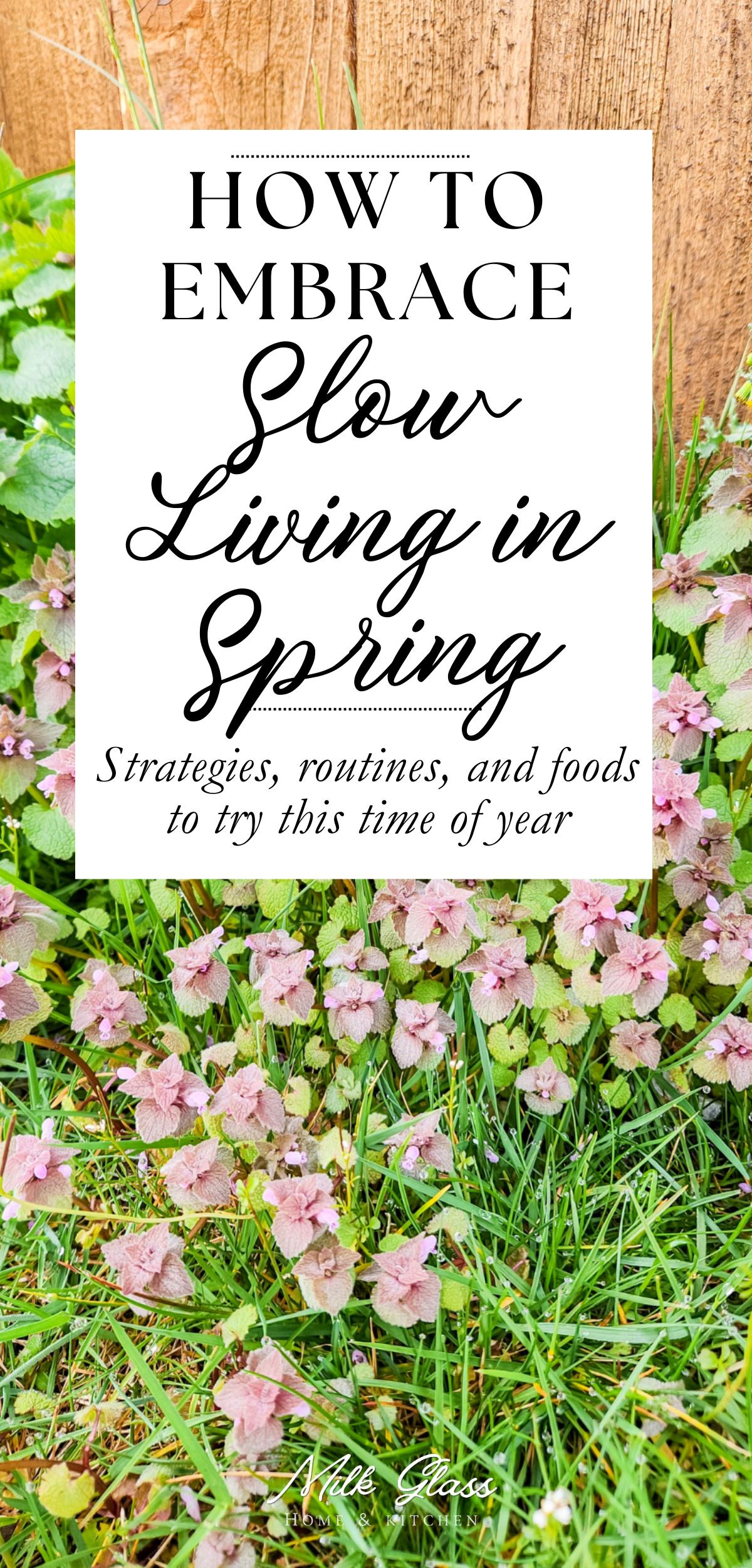 Embracing Slow Living in Spring
