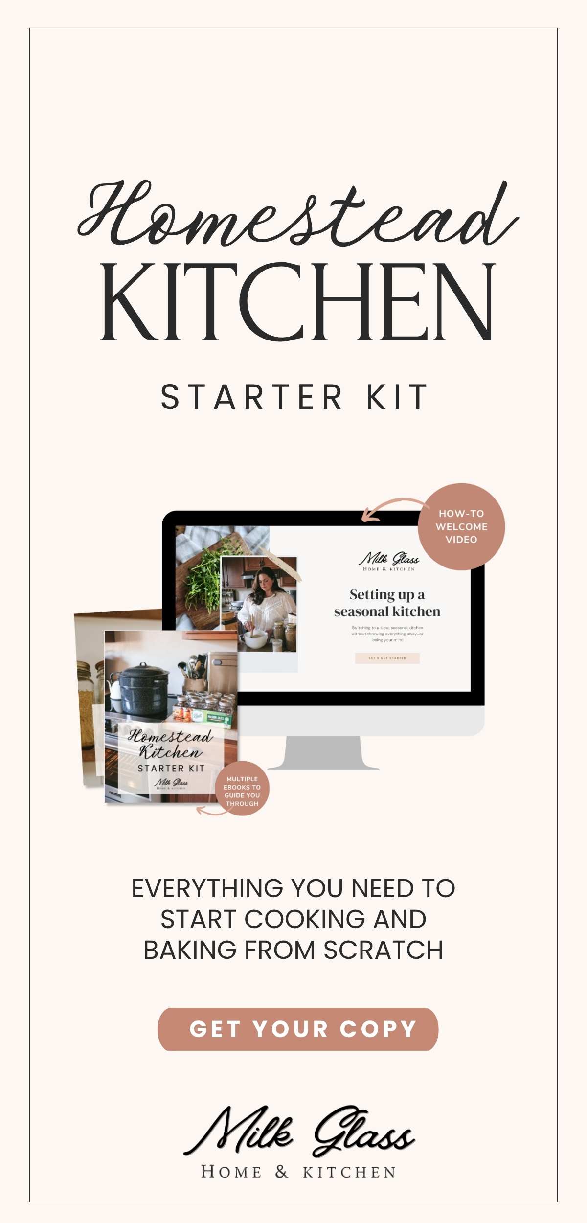 Inside My Homestead Kitchen Starter Kit + How it Works